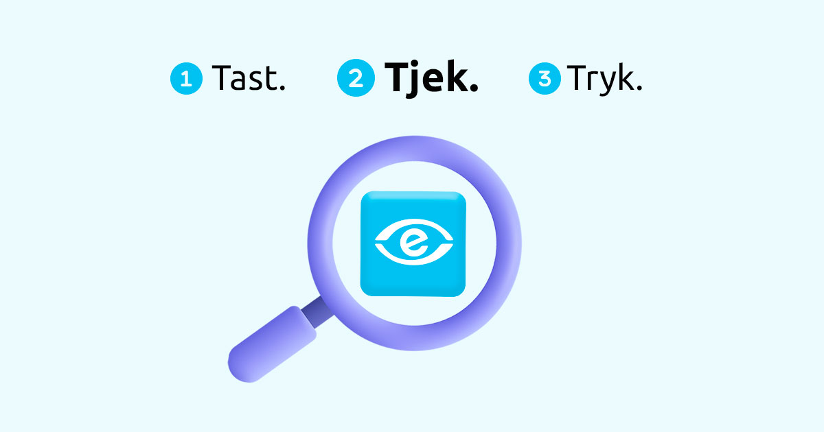 Tast.Tjek.Tryk. | e-mærkets Sikker Shopping mod svindel